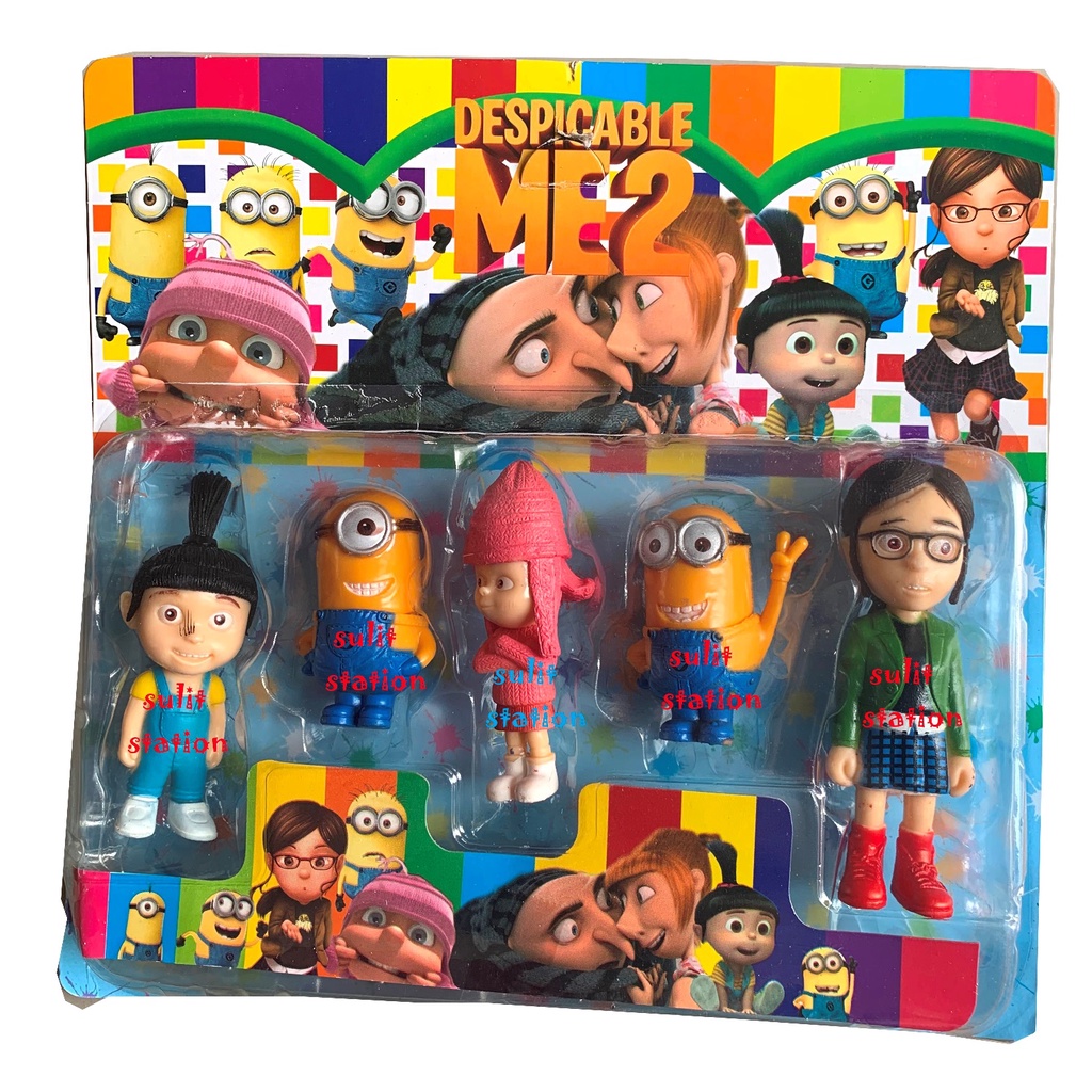 MINION GRU AGNES MARGO EDITH COLLECTIBLE CHARACTER TOY FIGURES FIGURE ...