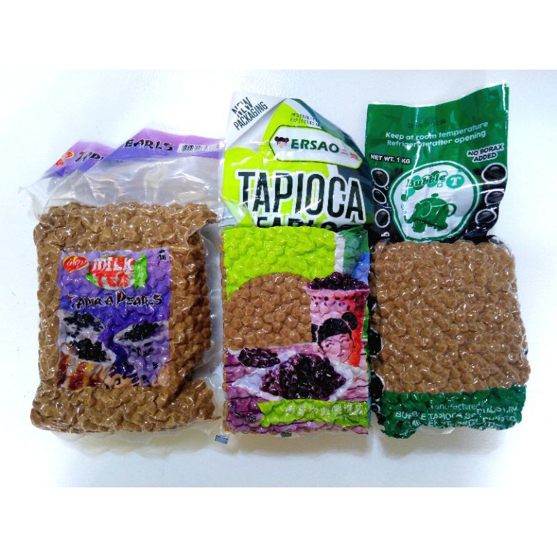 Tapioca Pearls: ERSAO, Injoy, Bubble T (1kg) | Shopee Philippines