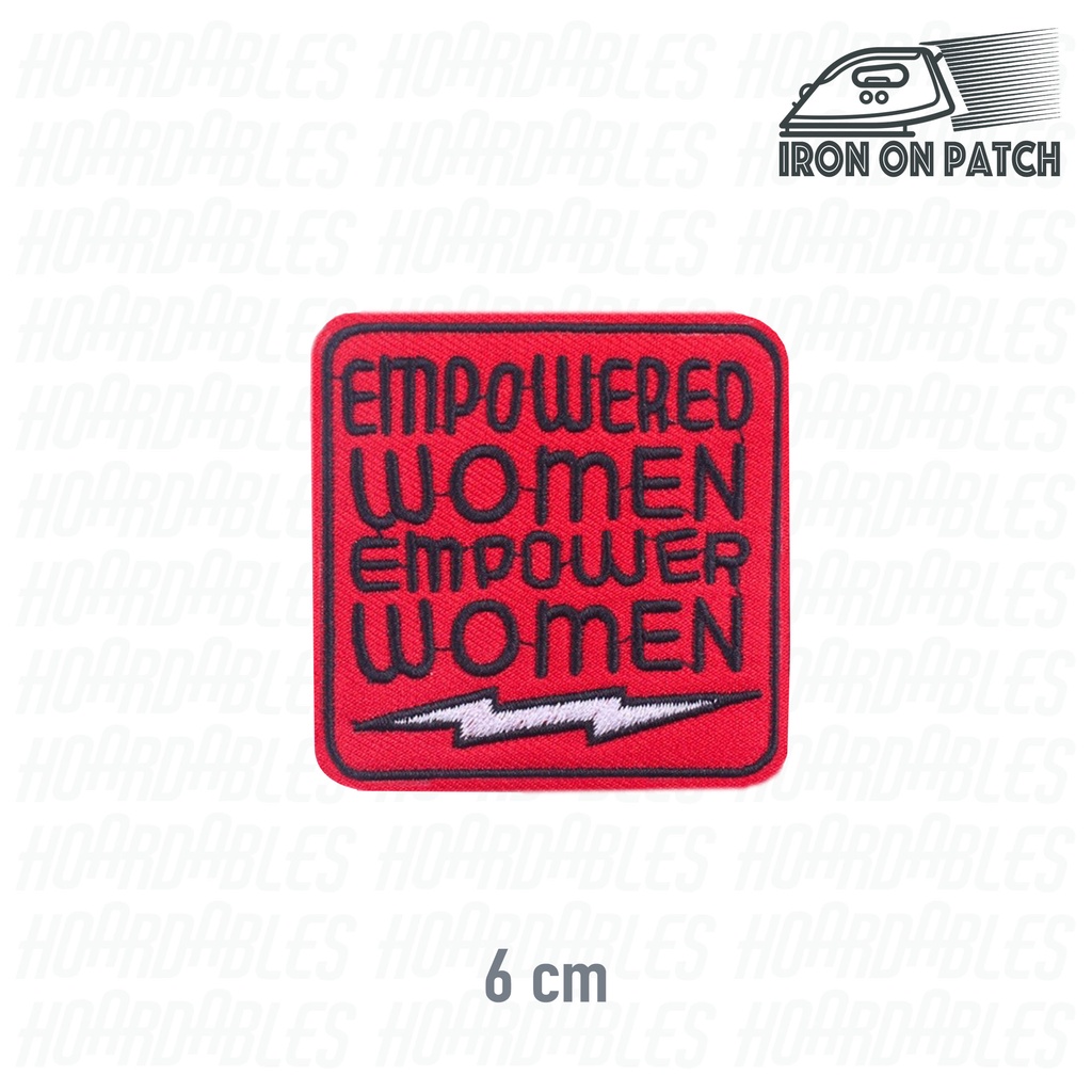 Empowered Women Empower Women Iron On Sew DIY Decor Embroidered Patch ...