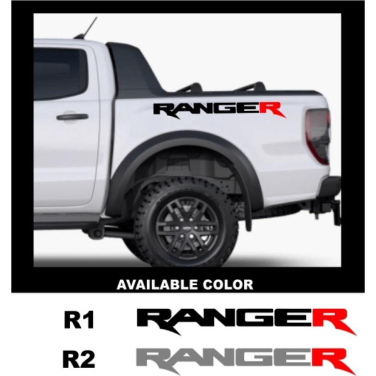 Ford Ranger R Wildtrak Sticker Design for side set 2pcs | Shopee ...