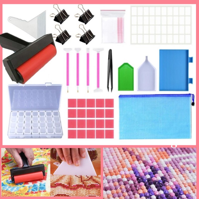 5D Diamond Painting Tools Complete Accessory Kit Diamond Embroidery Set ...
