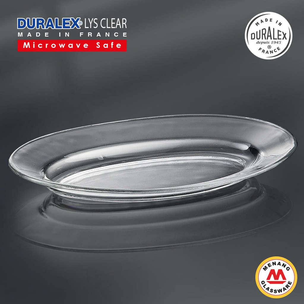 Duralex LYS Clear 1 Oval Plate 36cm | Shopee Philippines