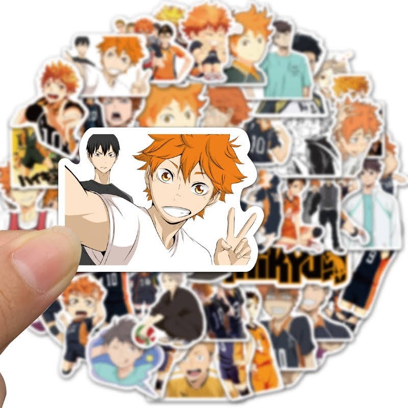 20pcs Haikyuu Stickers Waterproof Decals Anime Manga Series | Shopee ...