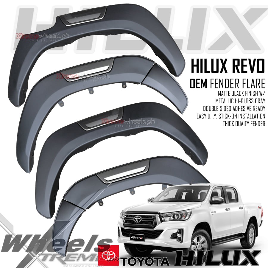 Hilux Revo G GRS Conquest 2016-2020 Slim Fender Flare Thailand Made ...