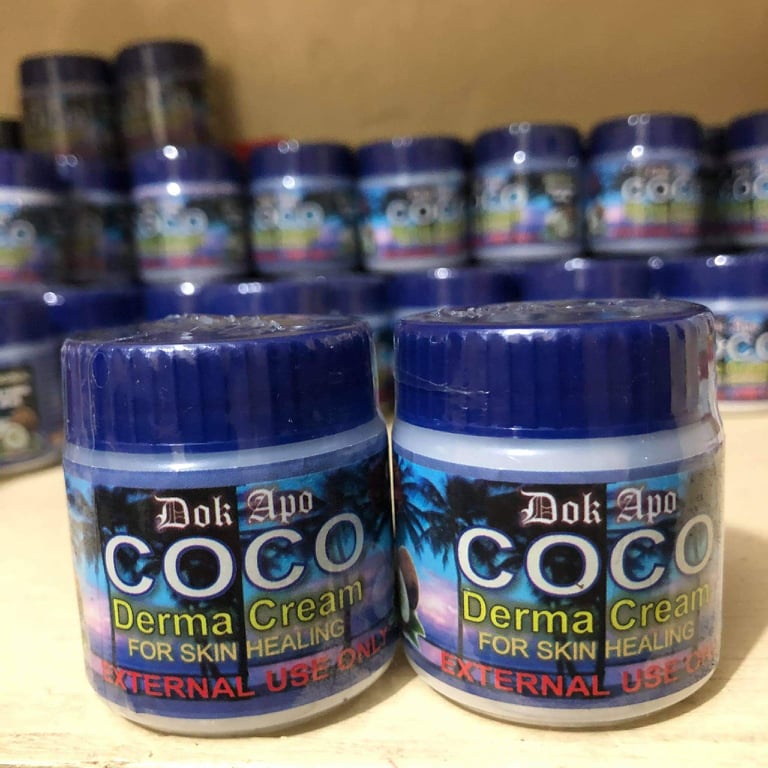 2PC COCO DERMA CREAM DOK APO FOR SKIN IRRITATION SAME FOR BABY PREGNANT ...