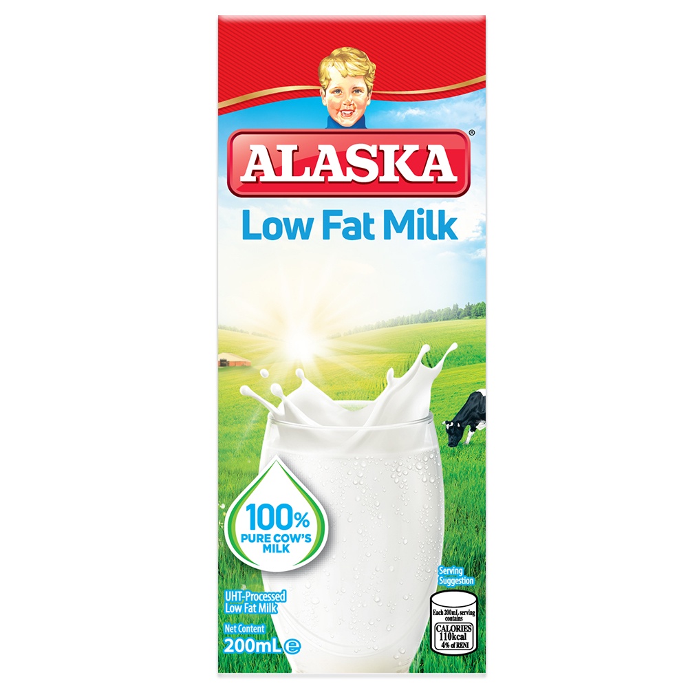 Alaska Low Fat Milk 200ml | Shopee Philippines
