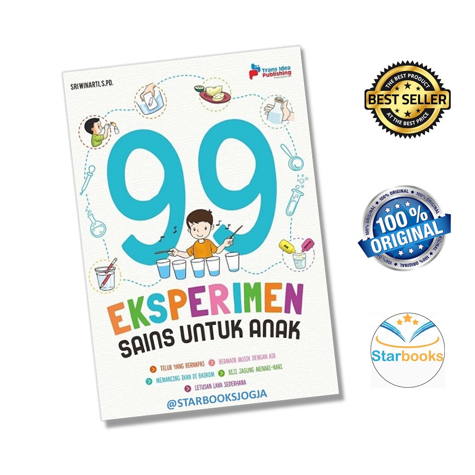 CHILDREN'S BOOK 99 SCIENCE EXPERIMENT FOR CHILDREN - TRANS IDEA ...