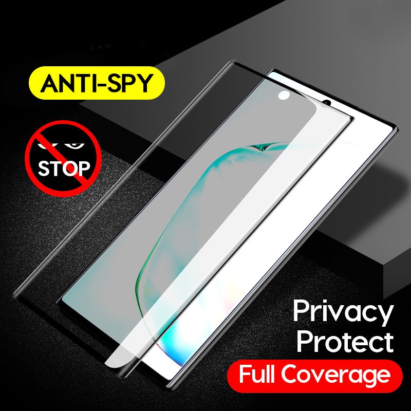 Antispy Tempered Glass For Huawei P40 P30 P20 Pro P10 Plus Lite Full Cover Glue Private Antispy ...
