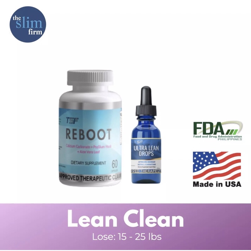 THE SLIM FIRM LEAN CLEAN COMBO (30 days supply) | Shopee Philippines