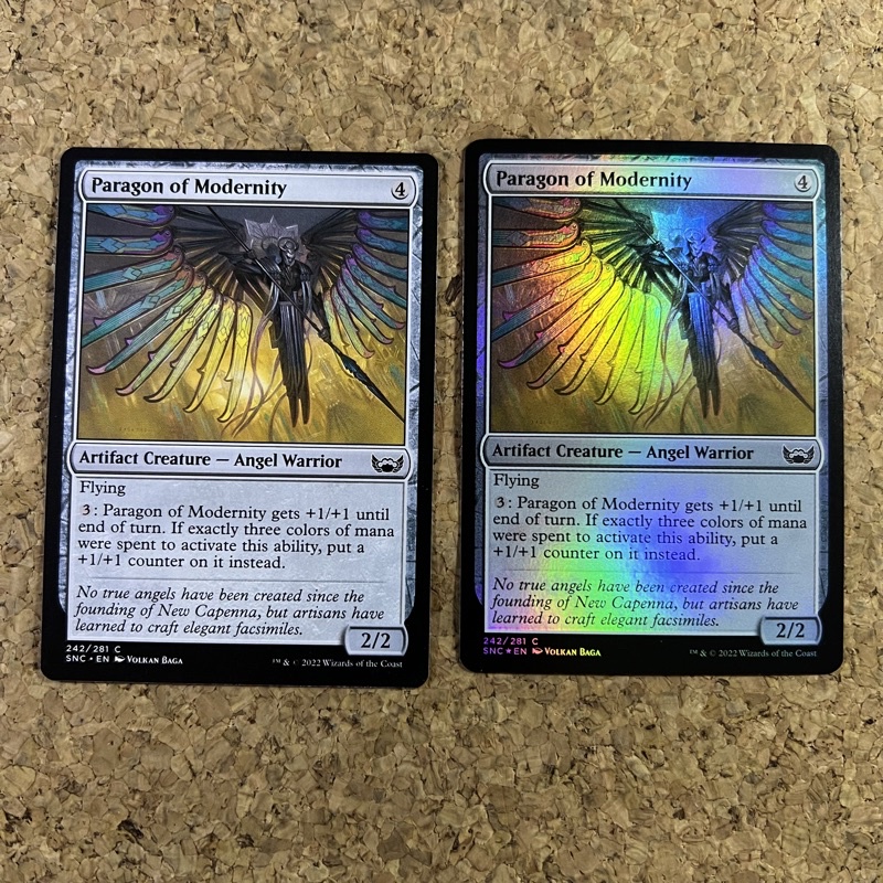 MTG PARAGON OF MODERNITY | ANGEL WARRIOR | STREETS OF NEW CAPENNA ...