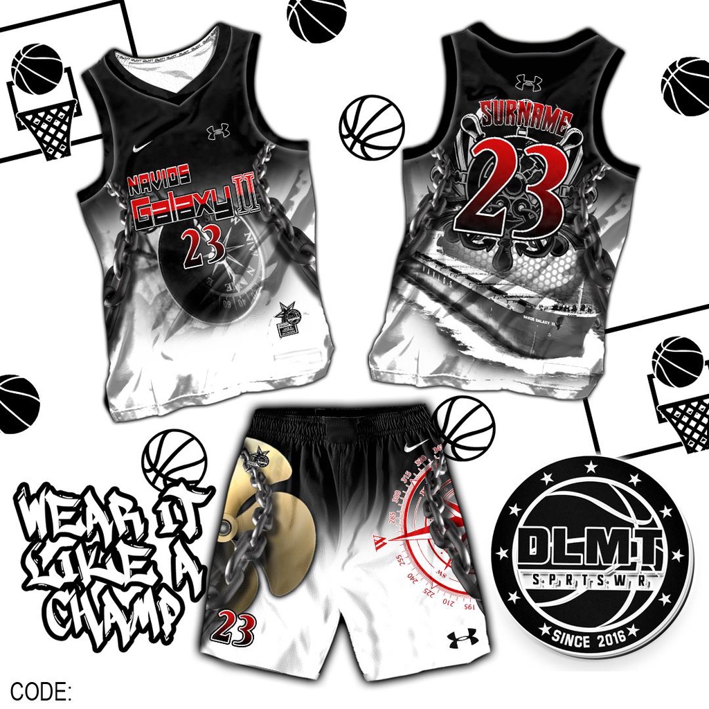 DLMT MARINE CODE DLMT356 FULL SUBLIMATION JERSEY (FREE CHANGE TEAM NAME ...