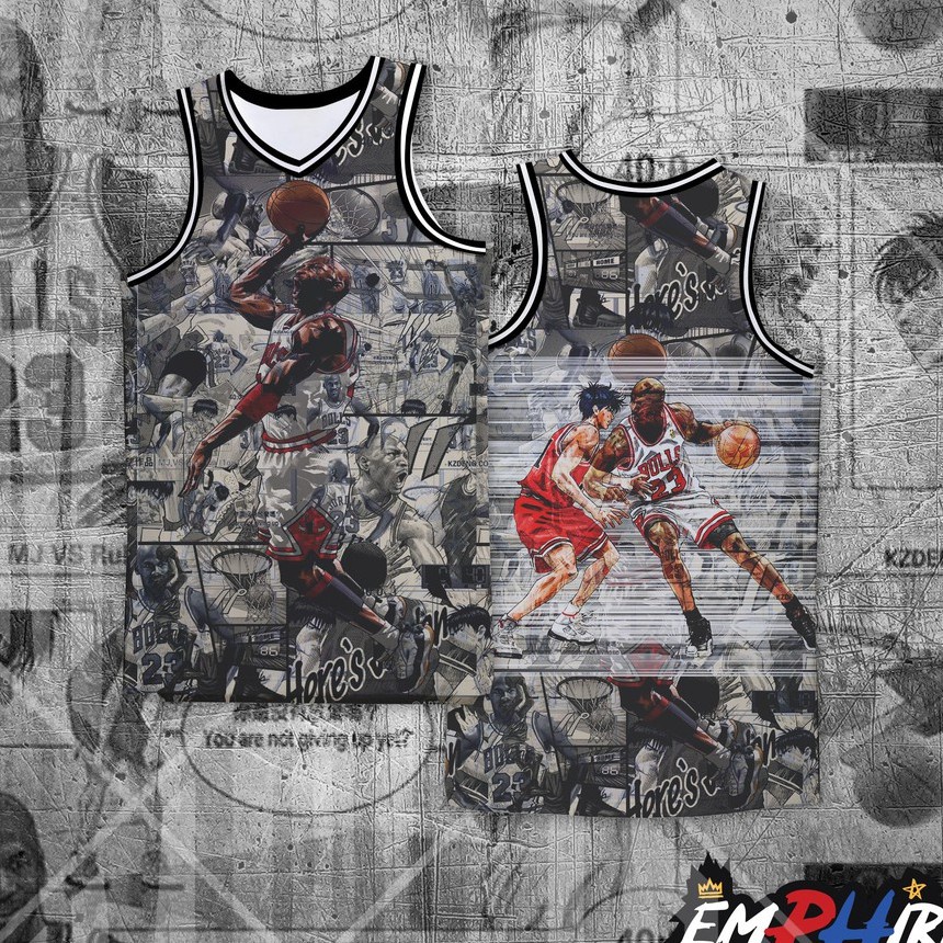 Rukawa x Michael Jordan Jersey | Emphire Edition | Full Sublimation ...