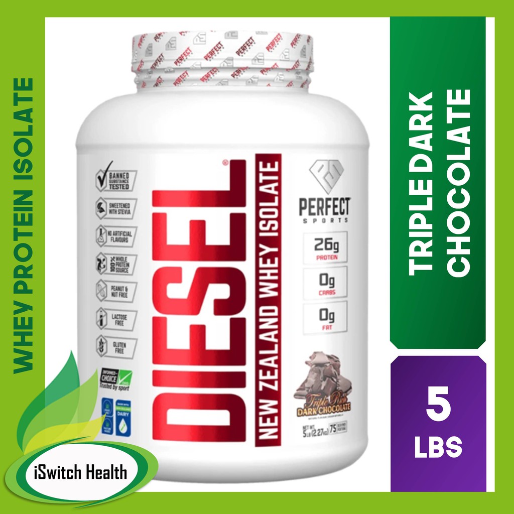 Perfect Sports Diesel 100% New Zealand Whey Protein Isolate - 5lbs ...