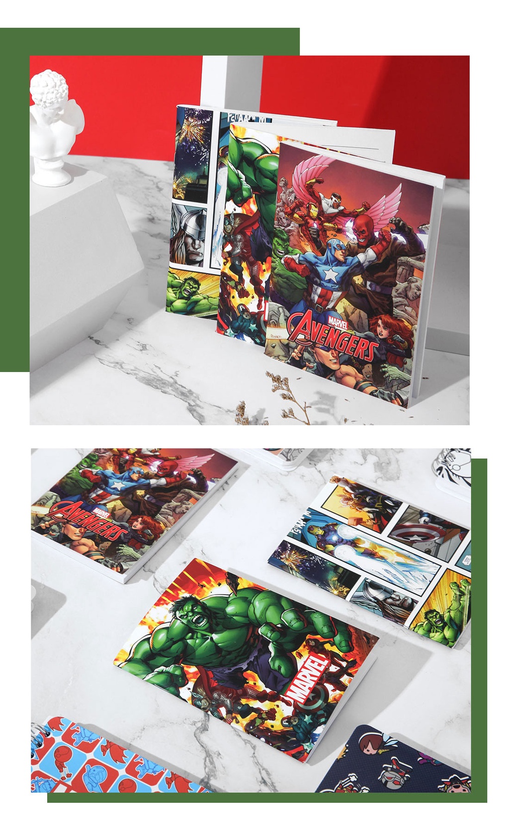MINISO Marvel Memo Book Set | Shopee Philippines