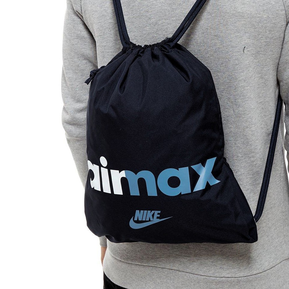 Nike Airmax Gymsack String Bag Futsal Football Bag biru | Shopee ...