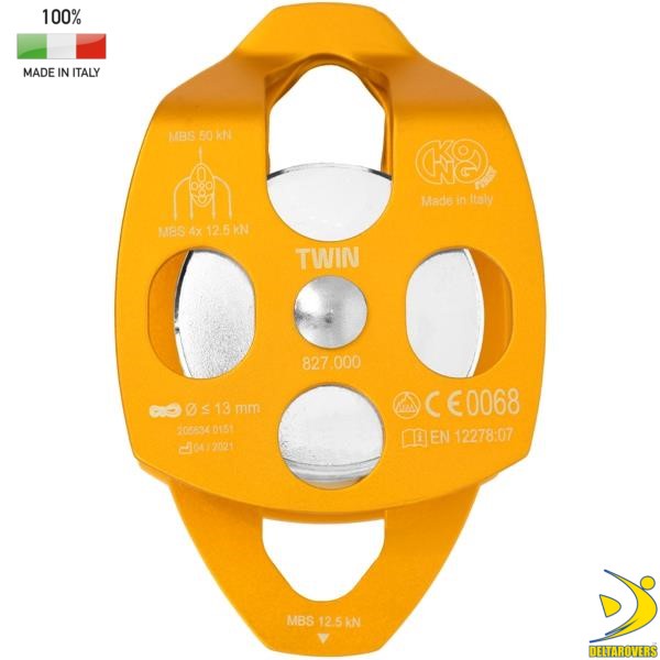 KONG TWIN PULLEY Tactical Rescue Safety Climbing | Shopee Philippines