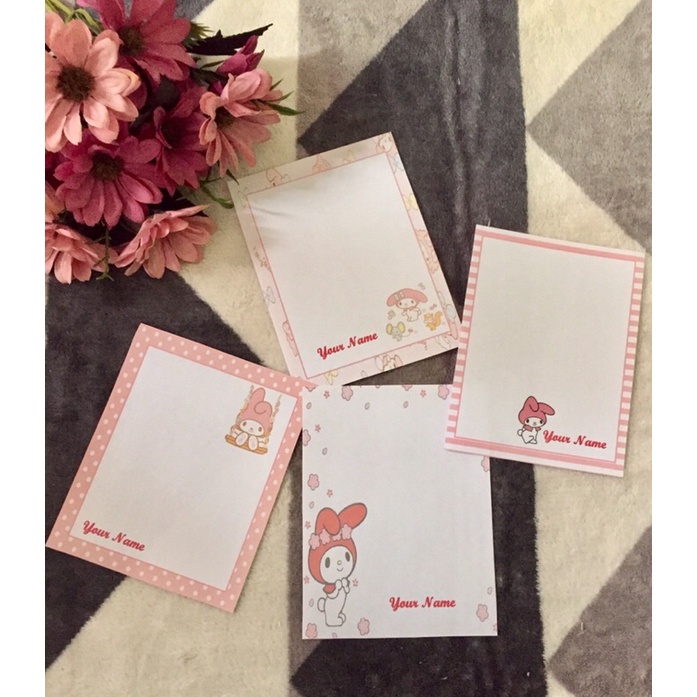PERSONALIZED MY MELODY NOTEPAD | Shopee Philippines