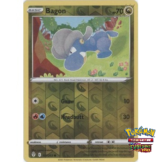 Pokemon Trading Card Game - Evolving Skies - Bagon (Reverse Holo) (107/ ...