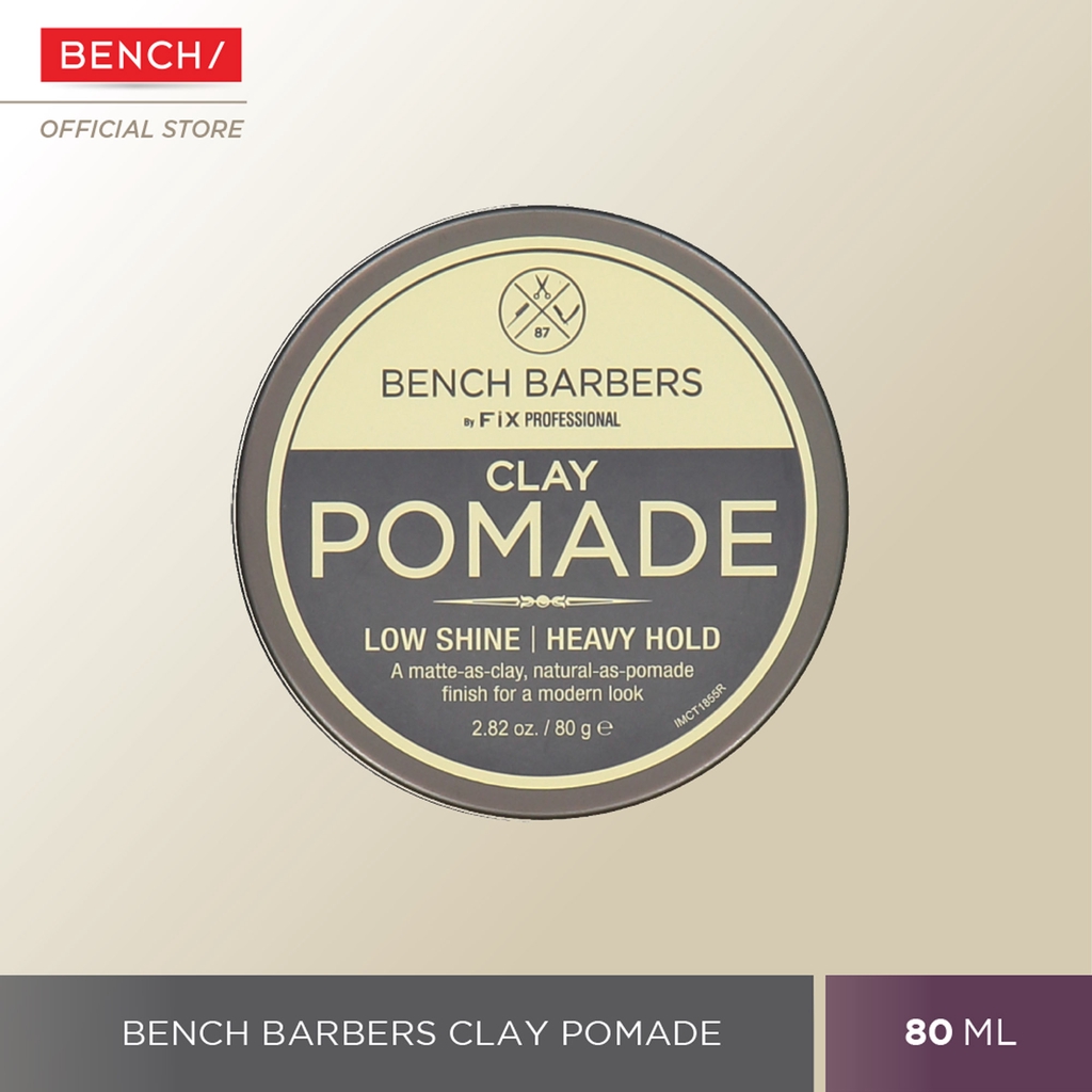 TCR1080R - BENCH/ Barbers Clay Pomade 80g | Shopee Philippines