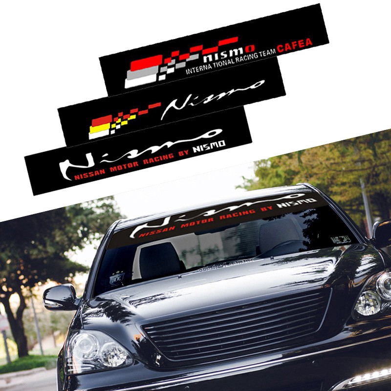 Nissan Nismo Vinyl Car Front Windshield Sticker Modified Reflective ...