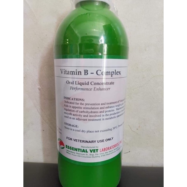 ESSENTIAL VET | VITAMIN B-COMPLEX 1L(Oral liquid) | Shopee Philippines