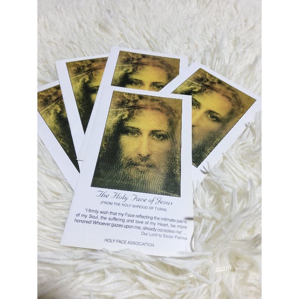 Holy Face of Jesus Stampitas (with prayers) | Shopee Philippines