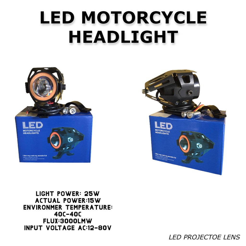 RAIDER J CROSSOVER | Motorcycle Mini Projector LED HeadLight | COD ...