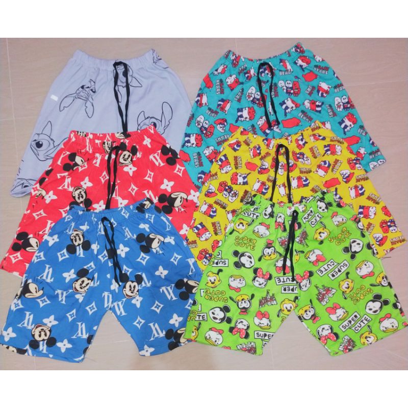 6pcs. printed short for kids boy (9-12 years old) | Shopee Philippines