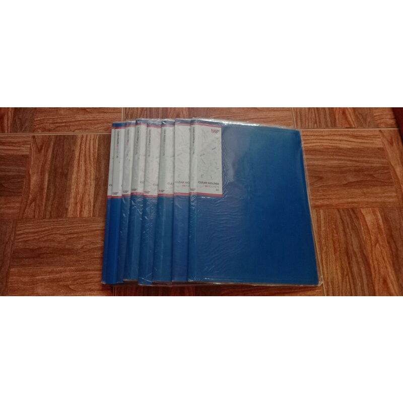 Map CLEAR HOLDER F4 FOLDER ONE / Plastic MAP Blue Color Contents 20 ...