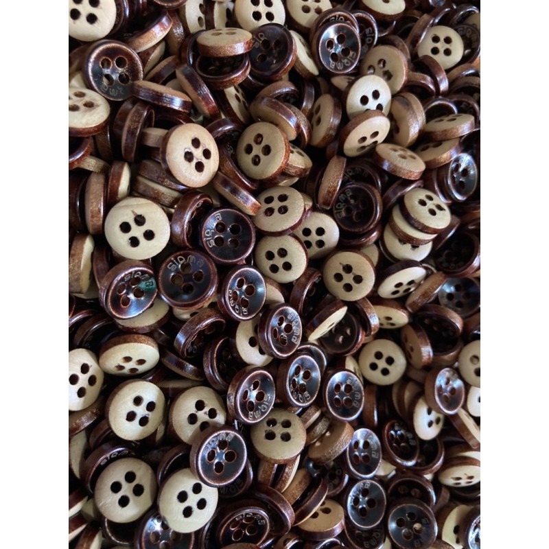 10mm Wood Buttons sold per 10pcs | Shopee Philippines
