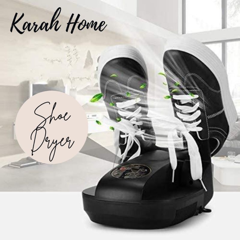 Karah Home Black Shoe Dryer Machine / Portable Shoes / Footwear Dryer ...