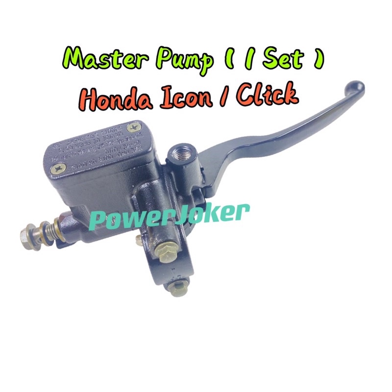ICON / CLICK ( 1 Set ) Front Master Brake Pump Depan Disc Pump Brake ...