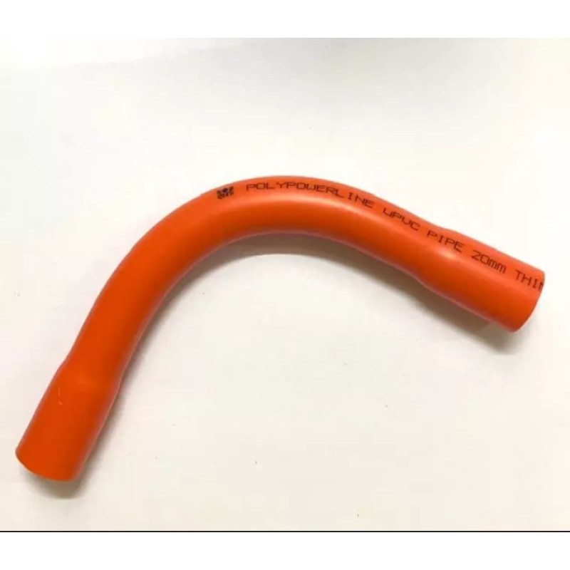 Pvc Orange Electrical Long Elbow 1/2"(20mm) | Shopee Philippines