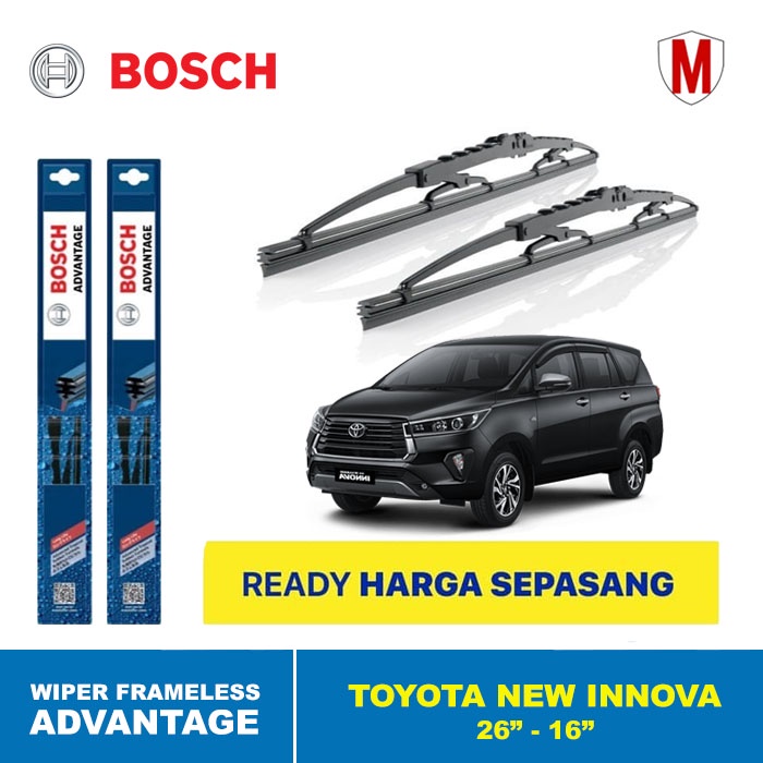 INNOVA REBORN BOSCH ADVANTAGE CAR WIPER BLADE 26" - 16" ORIGINAL ...