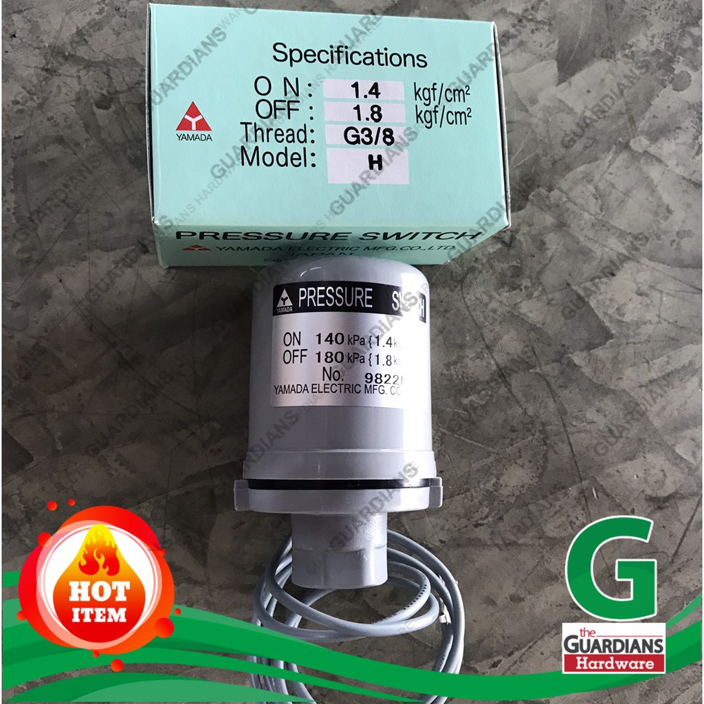 Pressure Switch Automatic Water Pump Control Auto Tank Round YAMADA For ...