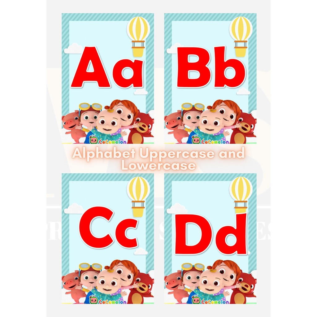 Cocomelon Flashcards (Alphabet) | Shopee Philippines