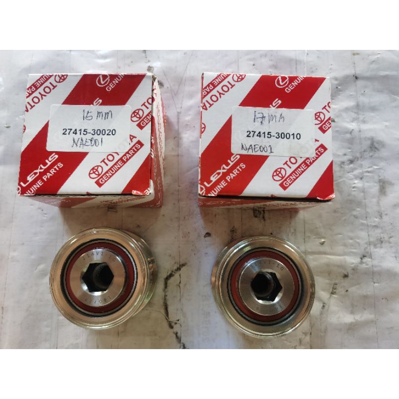 Toyota Alternator Pulley Innova / Hilux / Fortuner 15mm or 17mm hole ...