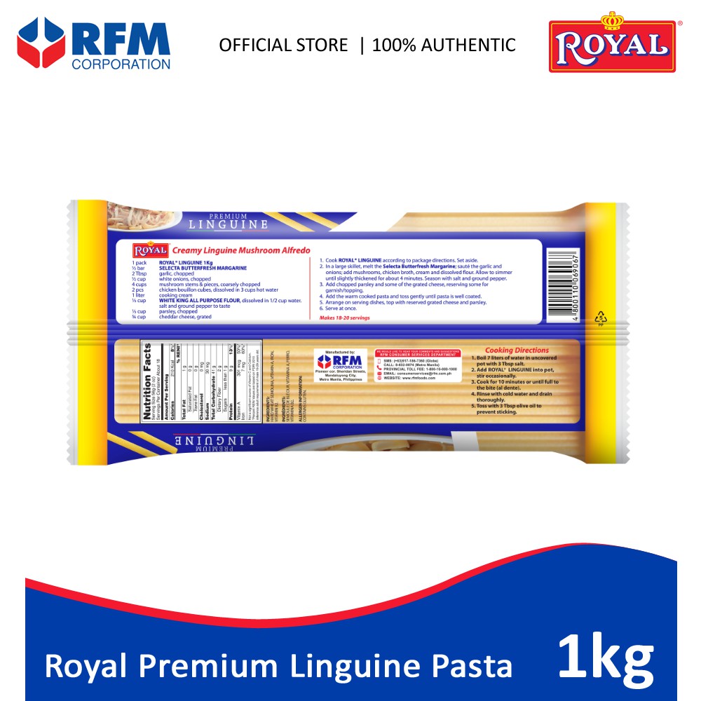 Royal Premium Linguine Pasta 1kg | Shopee Philippines