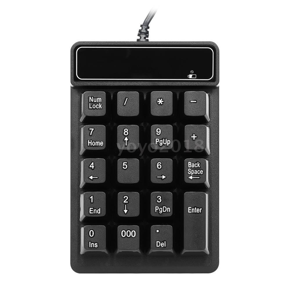 USB Wired Numeric Keypad Mechanical Feel Number Pad Keyboard | Shopee ...