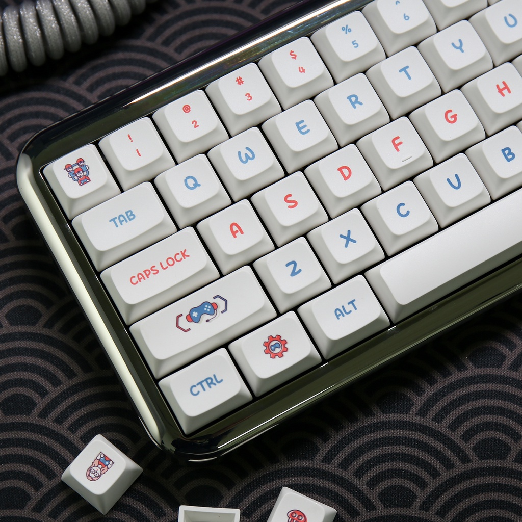 Keycap NERD 122 mechanical keyboard buttons Profile XDA Thick PBT ...