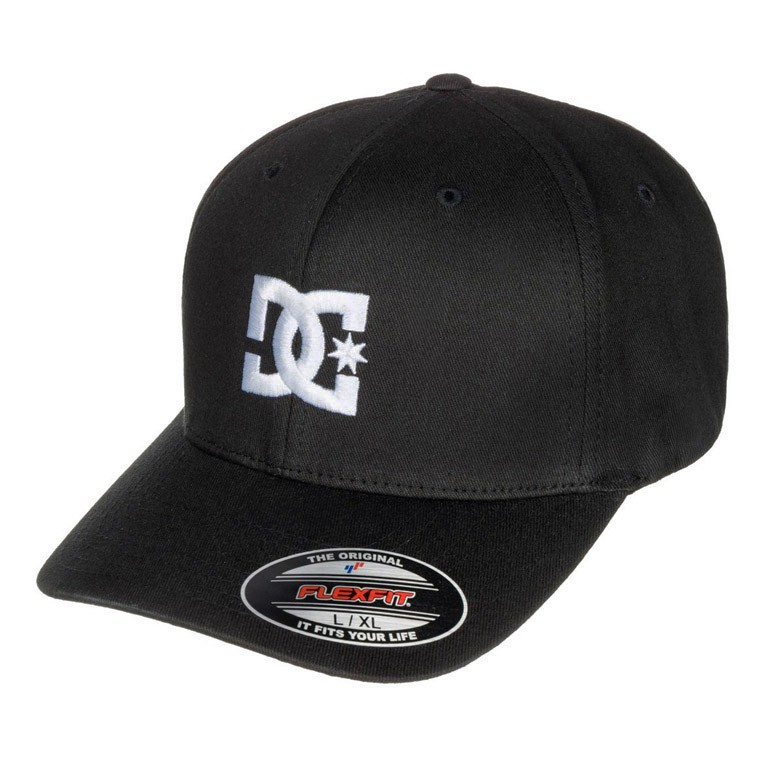 Dc Shoes Cap STAR 2 FLEXFIT Hat Black Fitted Cap ORIGINAL | Shopee ...