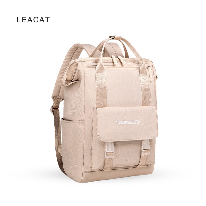 Leacat Casual Waterproof Shockproof Backpack for Women (15.6") | Shopee ...