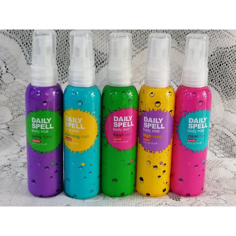 bench daily spell body mist 70ml | Shopee Philippines