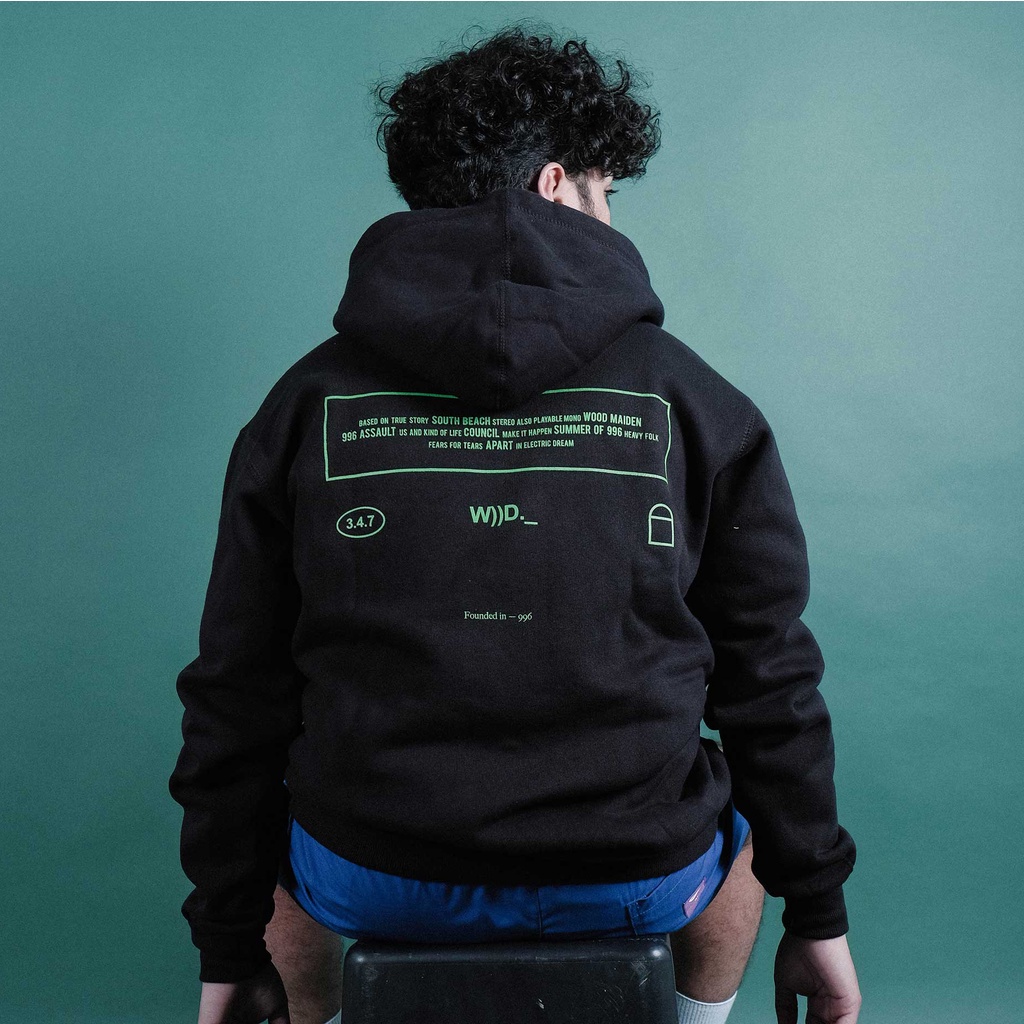 UNKL347 Black Hoodie Jacket Simple Model Fleece Material SZ001 | Shopee ...