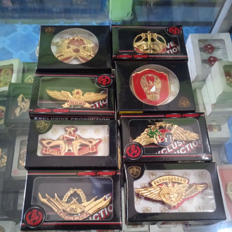 Brivet TNI WING TNI EMBLEM TNI YUDHAWASTU EBACTION DRIVER WYF ...
