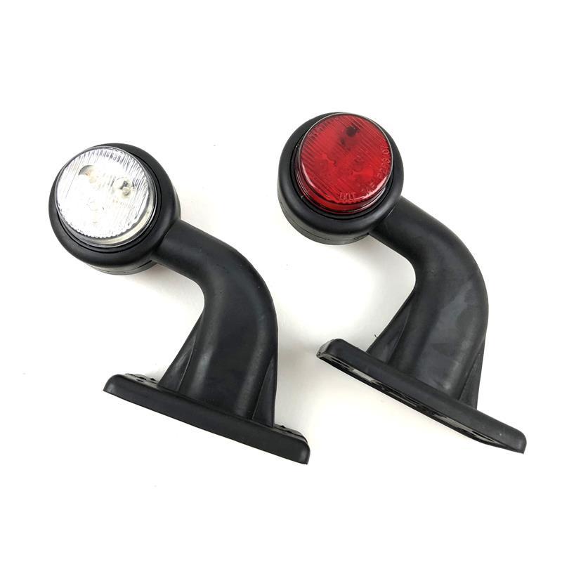 12LED Luminous Diode Curved Arm Contour Marking Side Light For Car ...