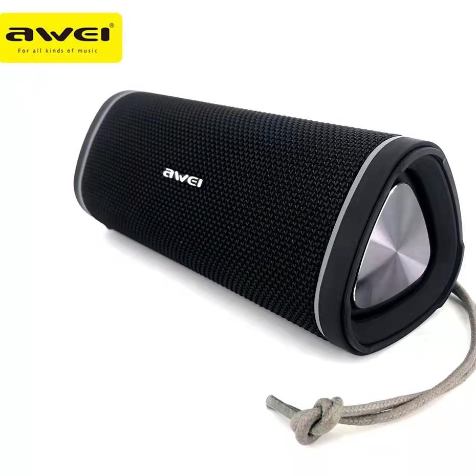 Awei Y331 Tws Portable Wireless Bluetooth Super Bass Sound Speaker Support AUX and TF Card ...