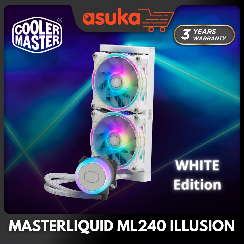 Cooler Master MasterLiquid ML240 / ML360 Illusion AIO Liquid Cooler ...