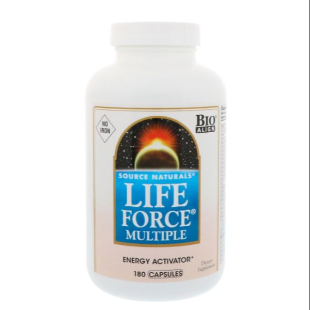 Source Naturals, Life Force Multiple, with Multivitamins | Shopee ...