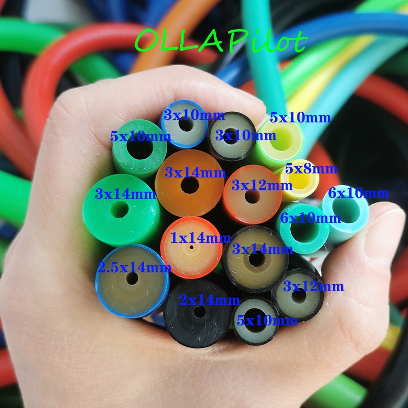 Speargun Rubber tube 5x10mm/5x8mm /6x10mm/3x10mm/6x11mm/3x12mm/2.5x14mm/2mmx14mm/ Scuba ...